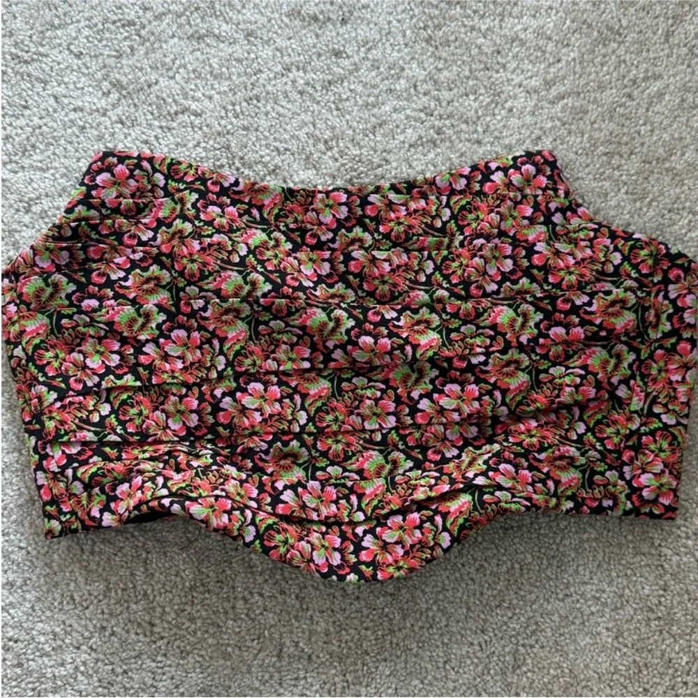 Zara | Tops | Zara Limited Edition Floral Corset Top | Poshmark